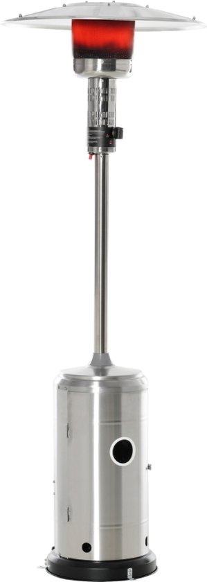 Terrasverwarmer - Terrasverwarmer gas - Heater - Staand - Verrijdbaar ...