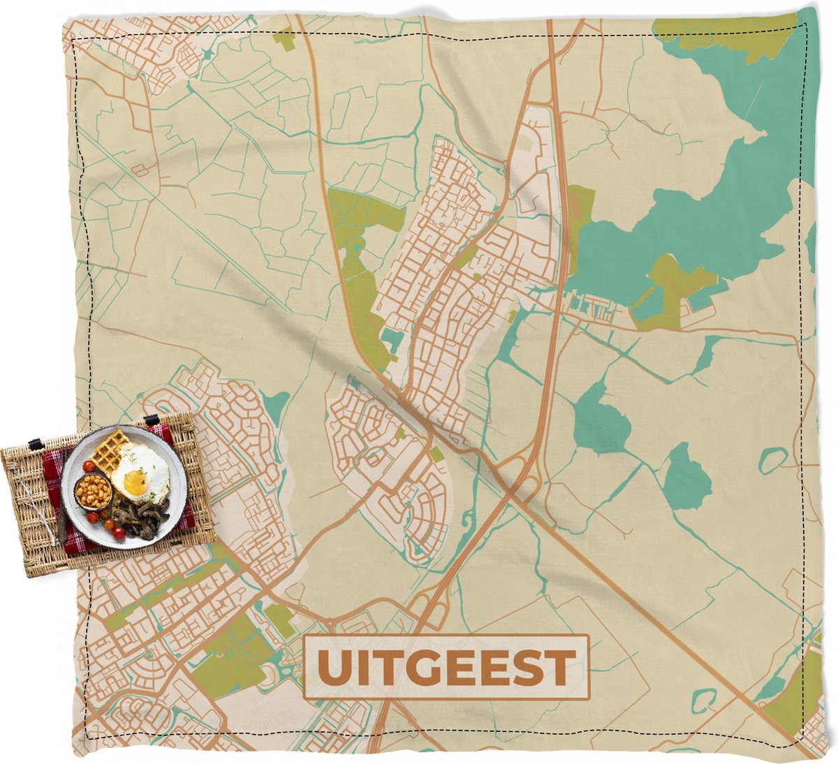 Picknickkleed - Buitenkleed - Plattegrond - Uitgeest - Kaart ...