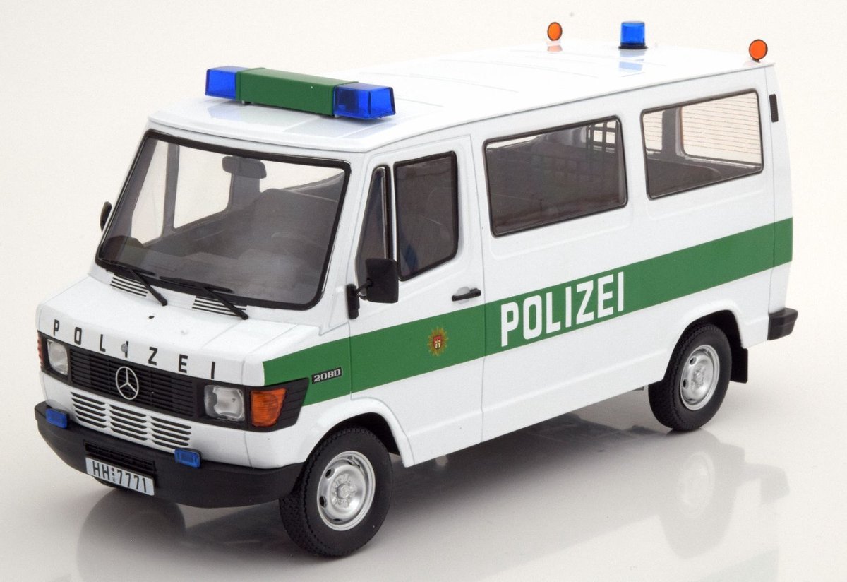 Mercedes 208D Bus Polizei Hamburg 1988 White | bol.com