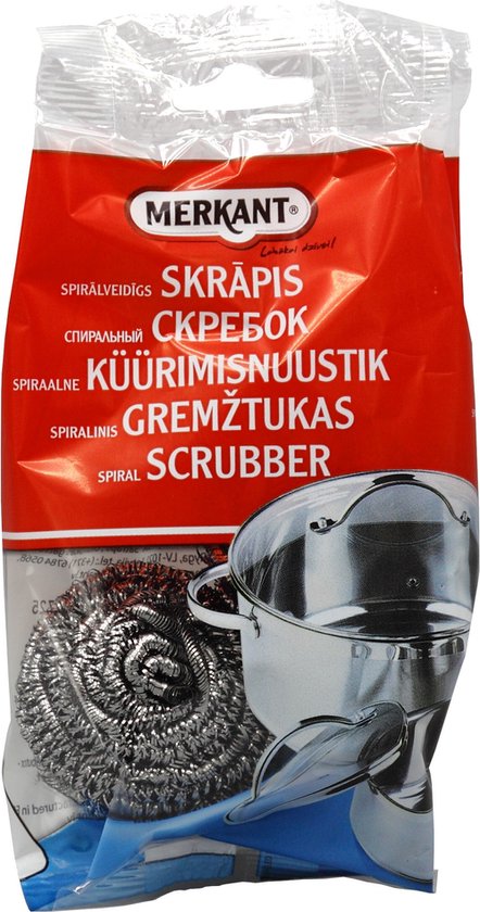 Metalen spons Merkant 2 stuks, Mini Spiral | bol.com