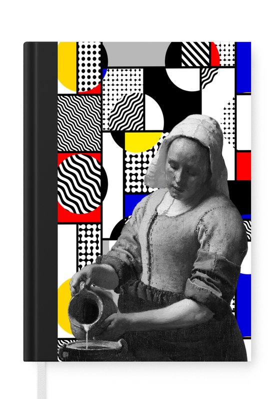 Carnet - Cahier d'écriture - Collage - Mondrian - Melkmeisje - Carnet ...