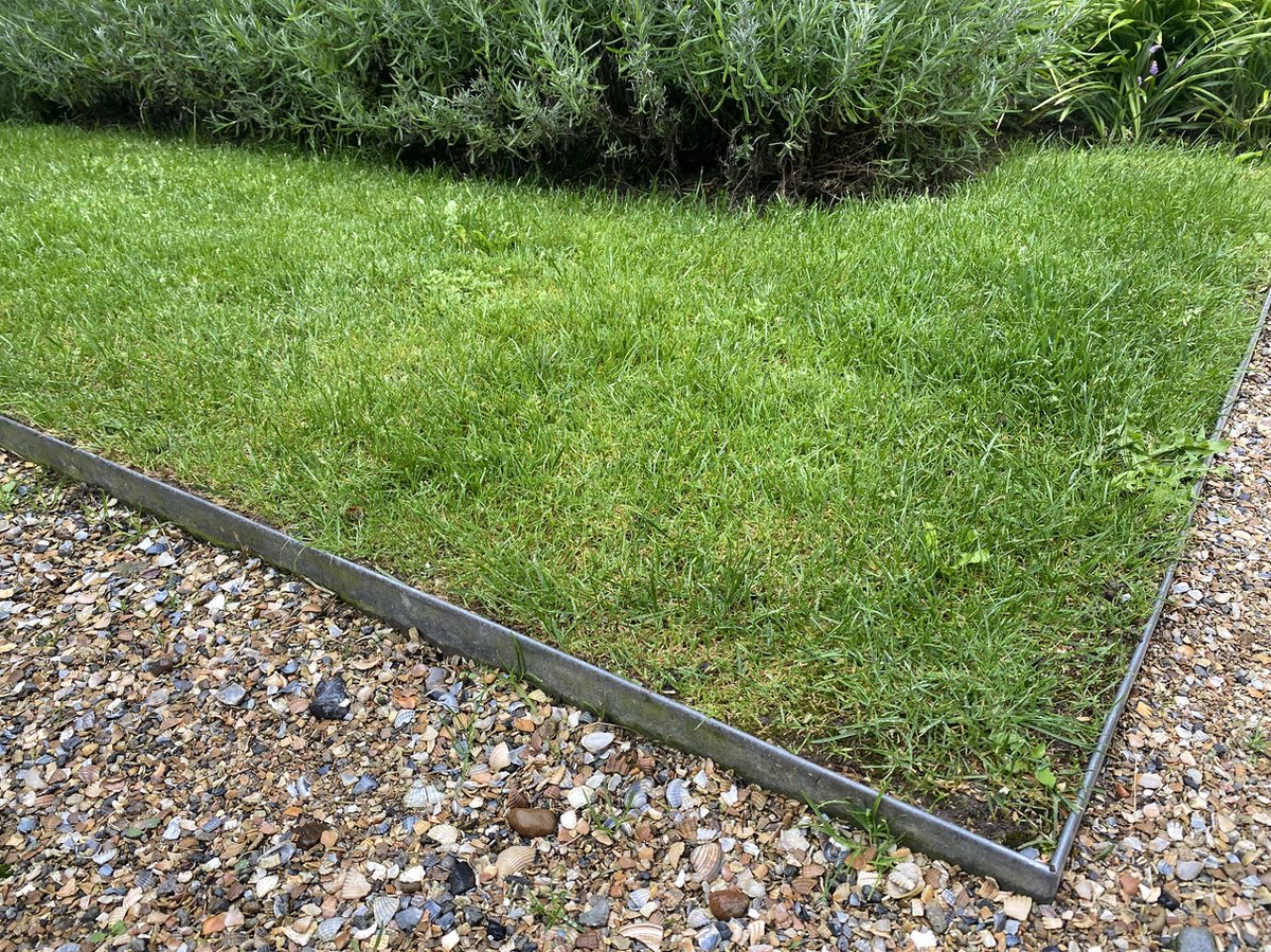 Wovar Borderrand Verzinkt stalen Kantopsluiting 16 x 106 cm Flexibel ...