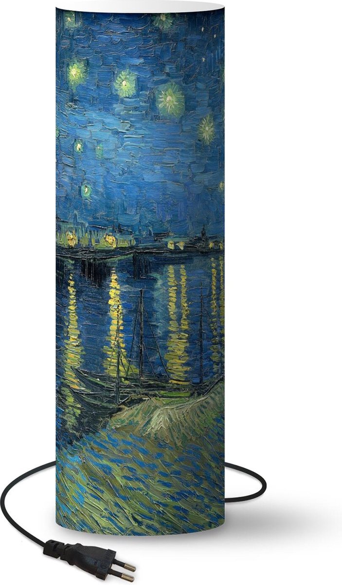 Lampe - Veilleuse - Lampe de table chambre - La nuit étoilée - Vincent ...