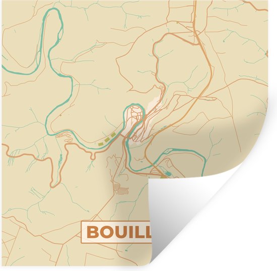 Stickers muraux - Sticker Foil - City Map - Map - Bouillon - Map ...