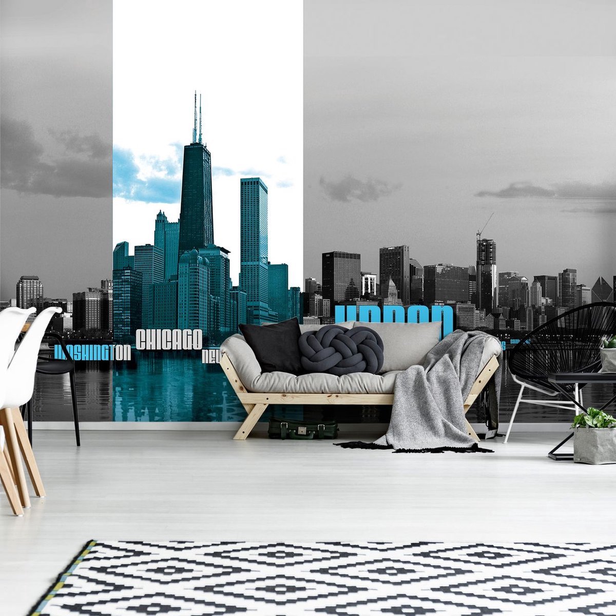 Fotobehang - Vlies Behang - Urban City - Steden van Amerika - 312 x 219 ...