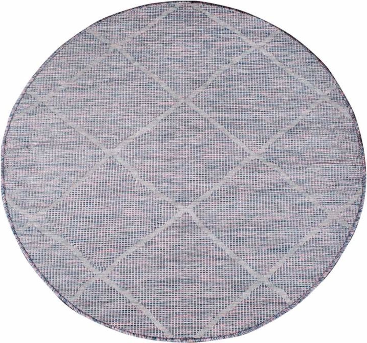 HILARIA BUITENKLEED GERUIT PAARS / ROZE / BLAUW VLOERKLEED VOOR BINNEN ...