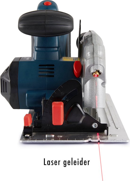 Wolfgang Accu Cirkelzaag - Draadloze Handcirkelzaag - Snoerloze ...