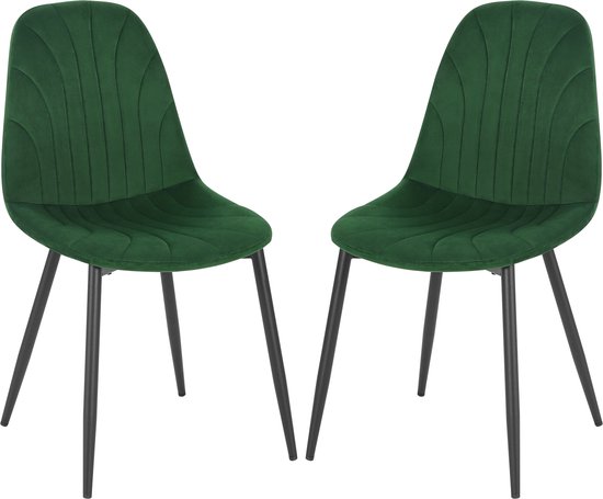 Set van 2 Stoelen - Luxe Eetkamerstoel - Eetkamerstoelen - 2 stoelen ...