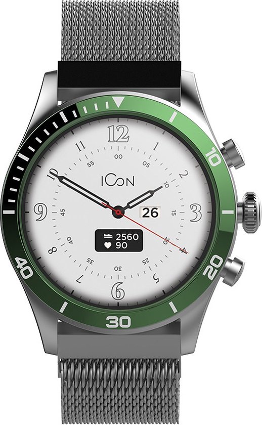 Smartwatch Forever AMOLED ICON AW-100 Groen | bol.com