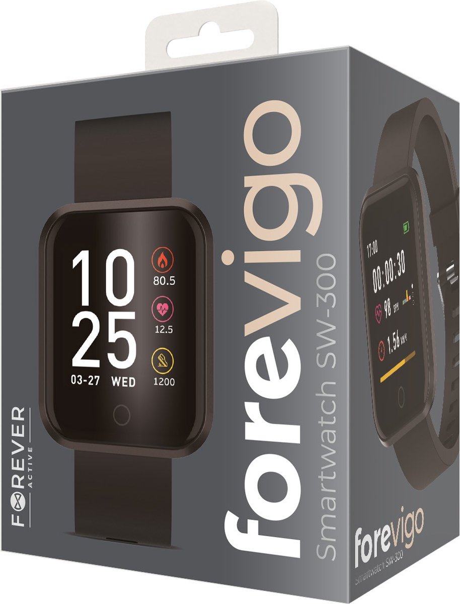 Smartwatch Forever ForeVigo SW-300 zwart | bol.com