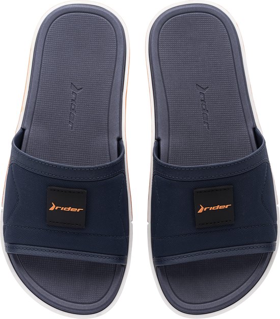 Rider Spin Slide Slippers Heren - White/Blue - Maat 43 | bol