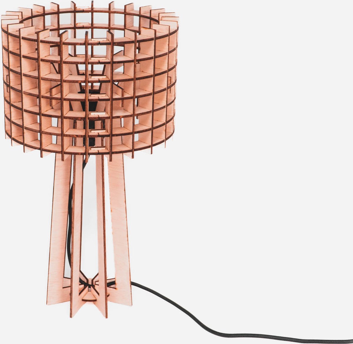JUSTIN tafellamp - WOMP - de houten lamp - tafellamp - lasergesneden ...