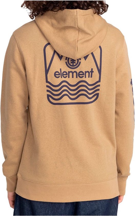 ELEMENT Peaks Po Capuchon Heren - Khaki - S | bol.com