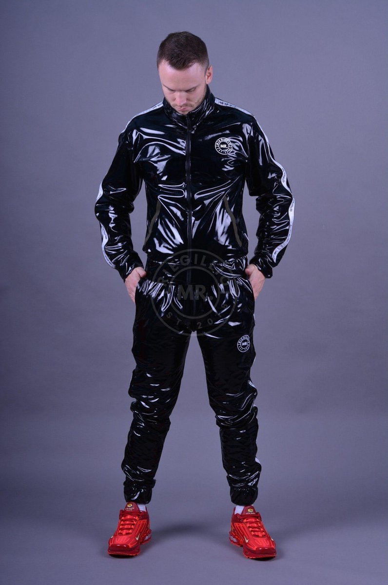 PVC Tracksuit Broek met doorlopende rits | bol.com