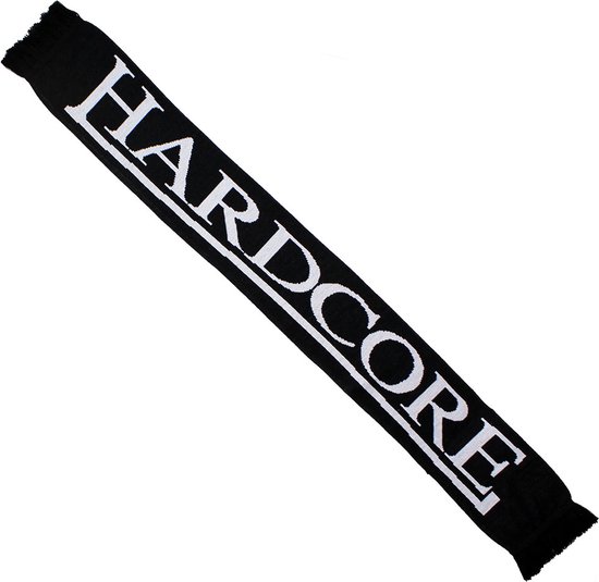 Hardcore Logo Gabber Gebreide Winter Sjaal Zwart | bol