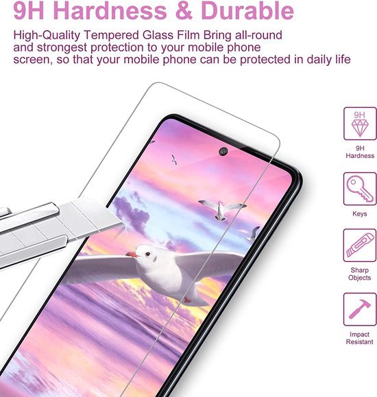 HB Glas voor Samsung Galaxy A54 5G - Screenprotector Glas Gehard Tempered Glass - 2 Stuks | bol.com