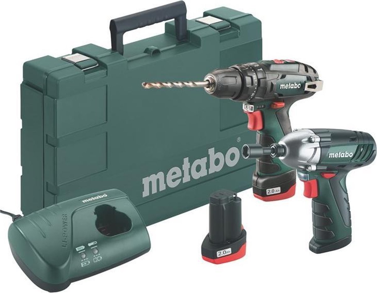 Metabo Accu combo set 10.8 Volt Combo Set 10.8V: SB + SSD | bol.com