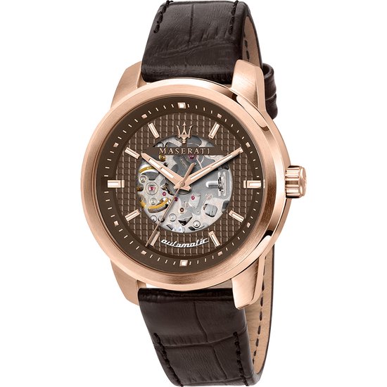 Maserati - Heren Horloge R8821121001 - Bruin | bol