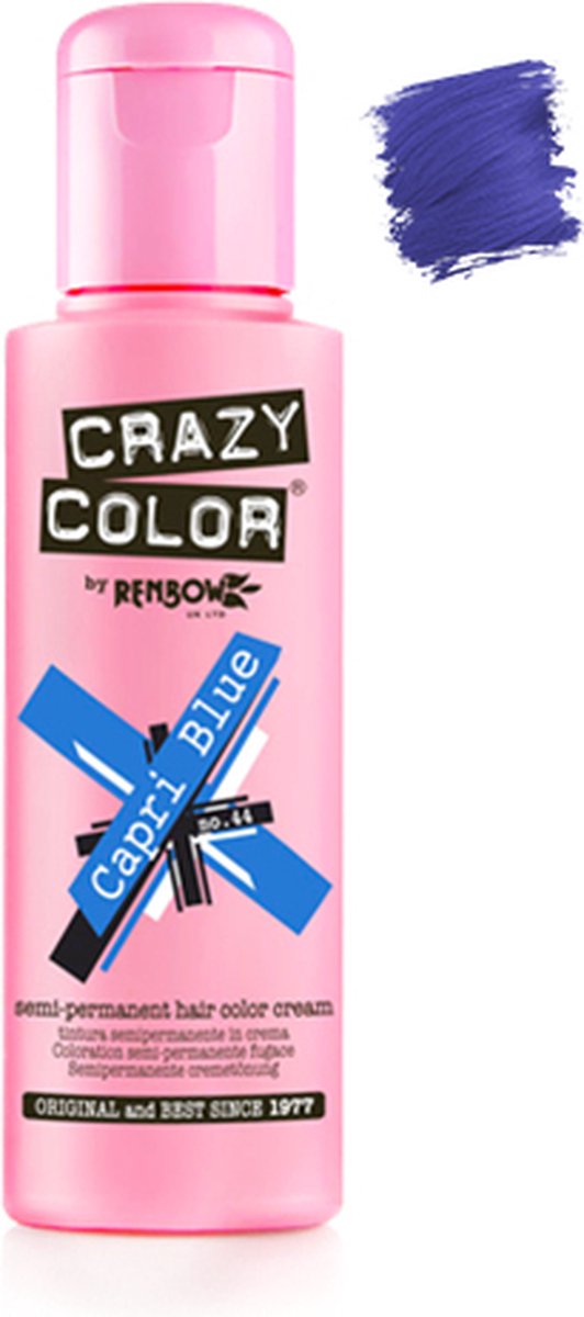 Crazy Color Capri Blue 100ml - Haarverf | bol