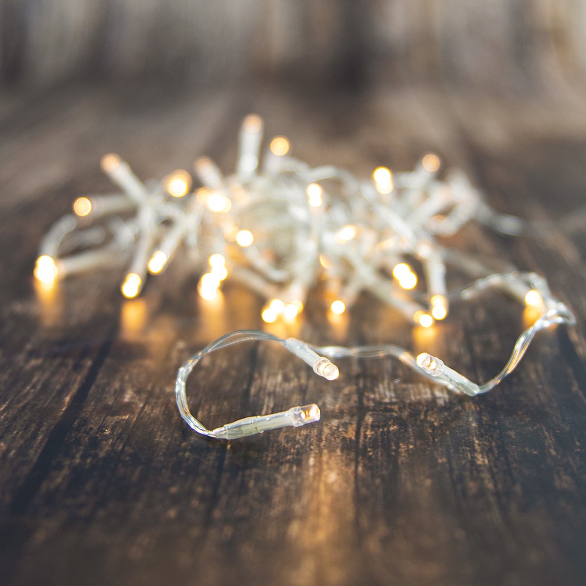 Svenska Living - Kerstverlichting - Snoer 120 Warm LED Transparant- 9M ...