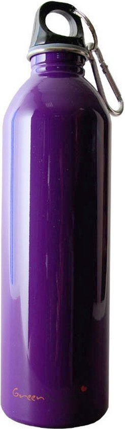 RVS waterfles 600ml - Paars | bol.com