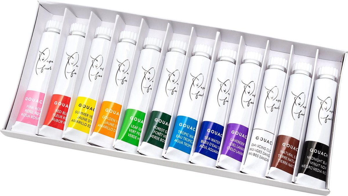 American Crafts Verf - Set - Gouache Multi Color | bol.com