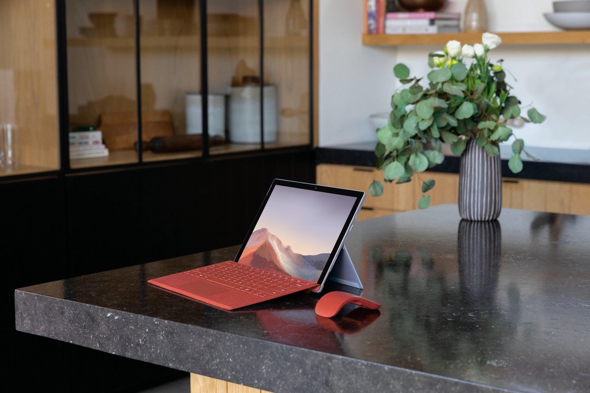 Microsoft Surface Pro Signature Type Cover toetsenbord - Qwerty - Rood ...