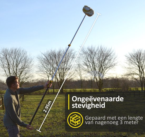 Timto Telescopische Microvezel Wasborstel - Uitschuifbaar tot 3 meter ...