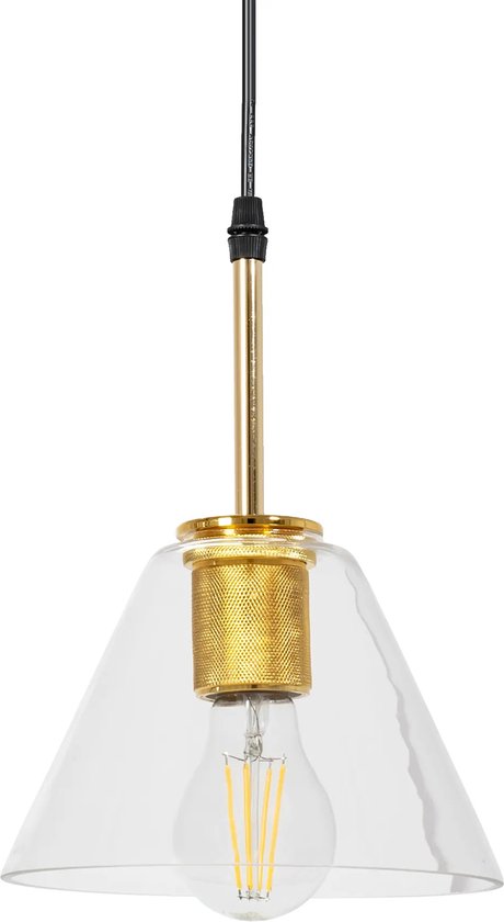 TooLight Gouden Glazen Hanglamp APP1179 - E27 Fitting | bol