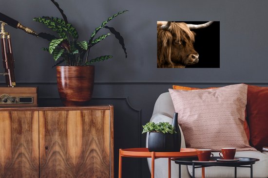 Muurstickers - Sticker Folie - Schotse hooglander - Vacht - Dier ...