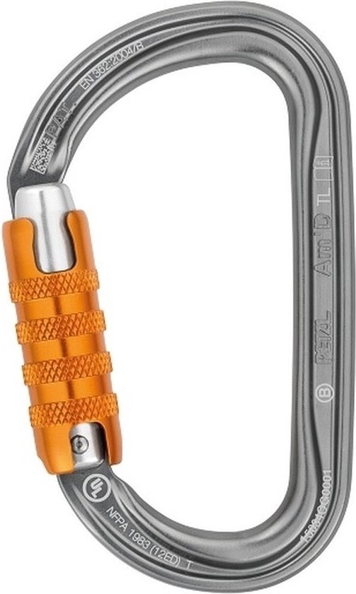 Petzl karabijnhaak Am'D - triact-lock - alu - 24mm- M34A TL | bol