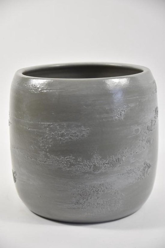 Cinna Marmer Grey Potten Serie - Pot Cinna Marmer Grey 25x24cm | bol