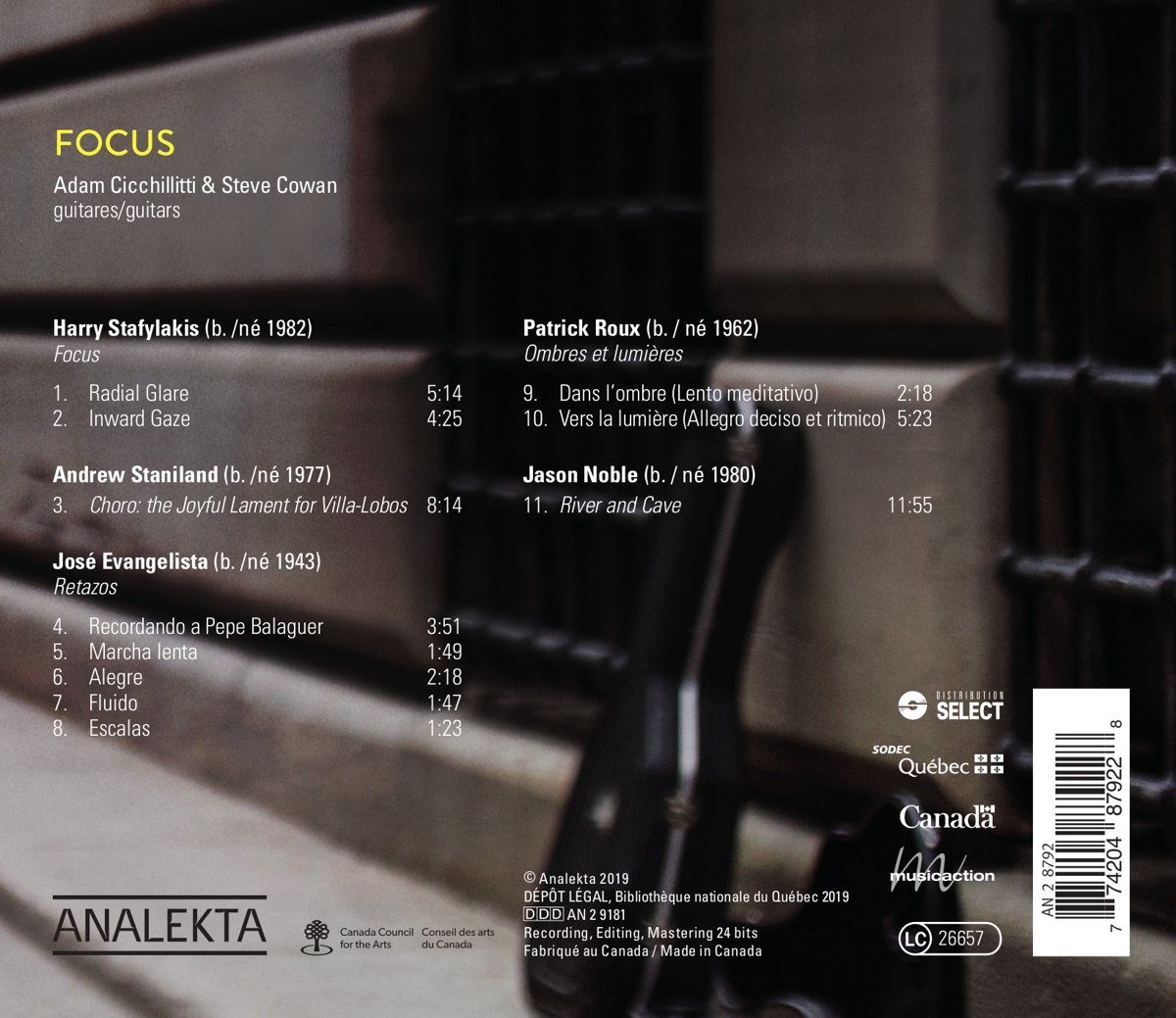 Adam Cicchillitti & Steve Cowan - Focus (CD), Adam Cicchillitti | Muziek | bol.com