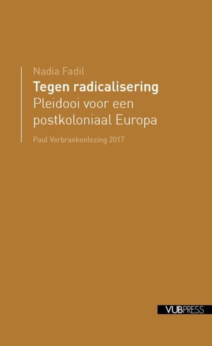 Paul Verbraeken lezingen 2017 - Tegen radicalisering | 9789057186233 ...