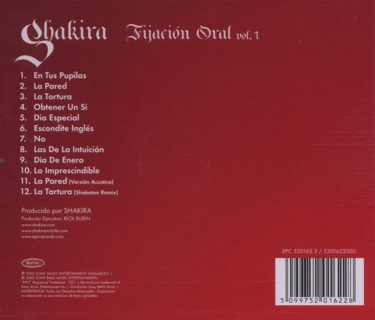 Fijación Oral, Vol. 1, Shakira | CD (album) | Muziek | bol.com