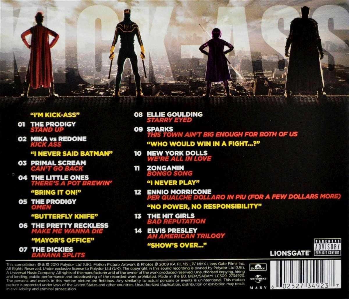 Kick-Ass: Music From The Motion Picture, Original Soundtrack | CD ...