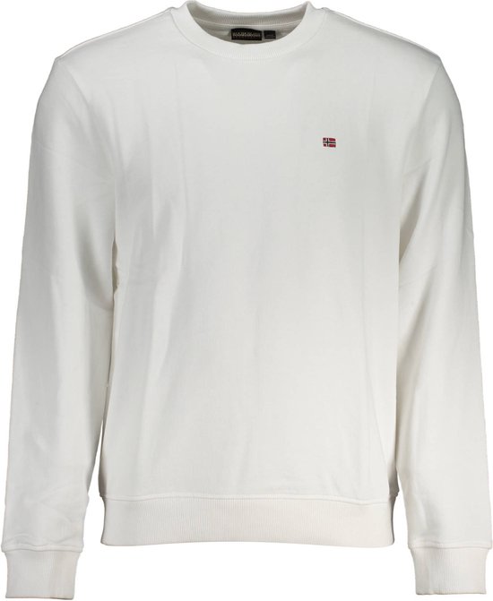 SINGLES DAY! Napapijri - Sweater Wit - Heren - Maat XL - Regular-fit | bol