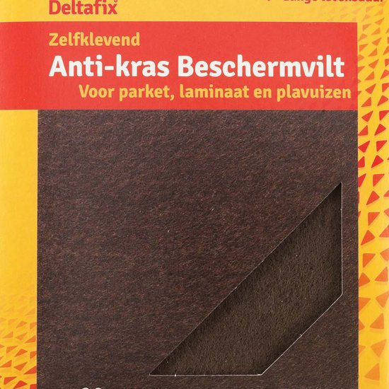 Deltafix Anti-krasvilt - 4x knipvel - bruin - 90 x 100 mm - rechthoek ...