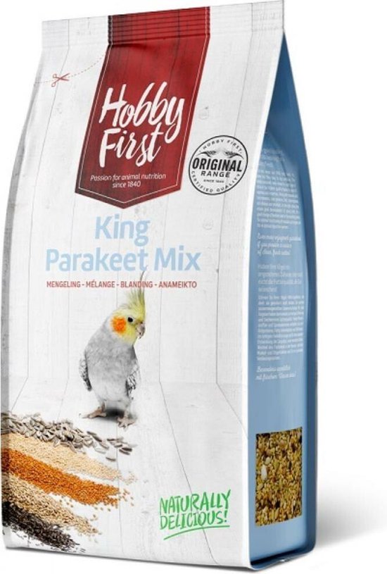 Hobby First King Grote Parkieten Mix 1 kg | bol