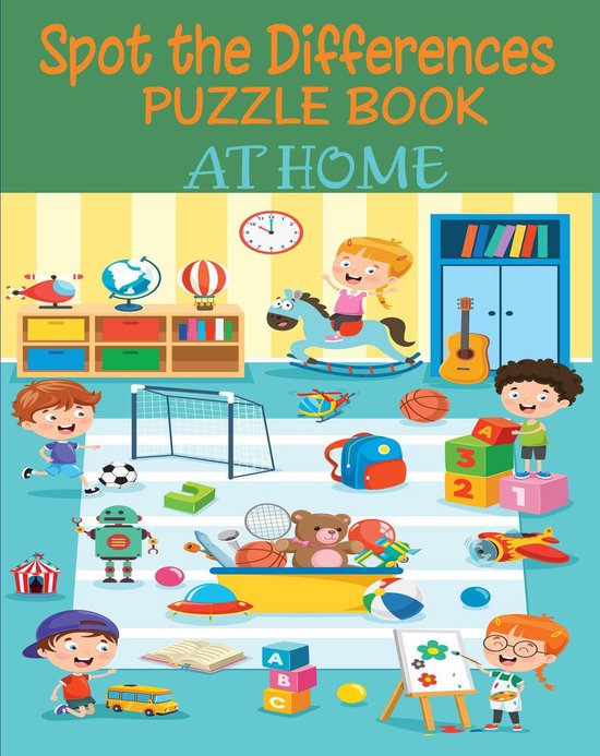 Puzzle Book for Kids - Spot the Differences_Puzzle Book_At Home (ebook ...