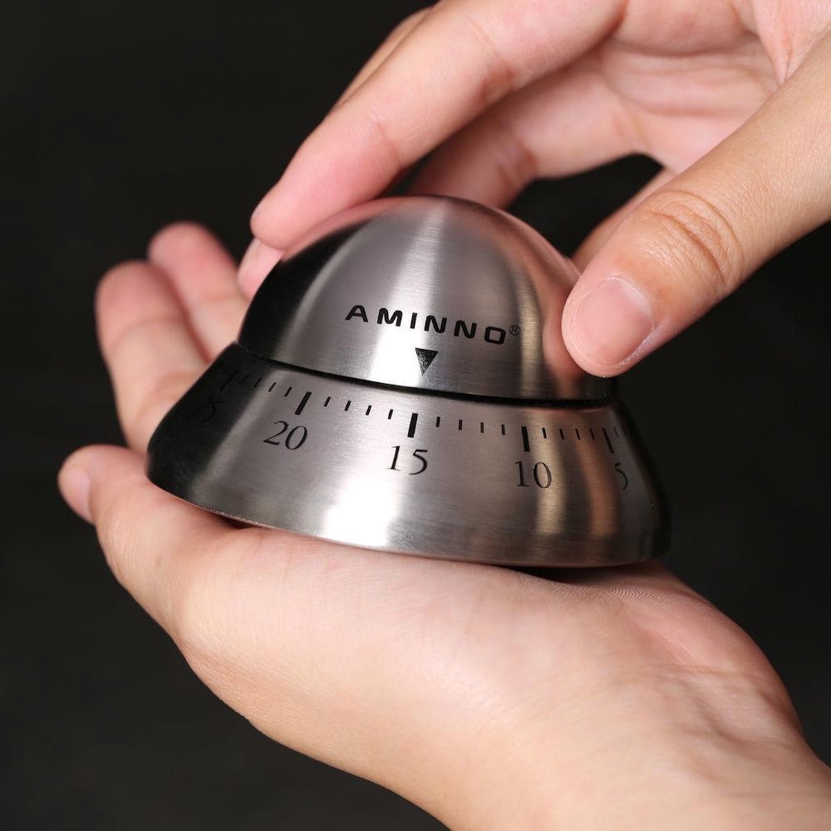 Decopatent® RVS Kookwekker - Eierwekker - Kookwekker analoog metaal ...