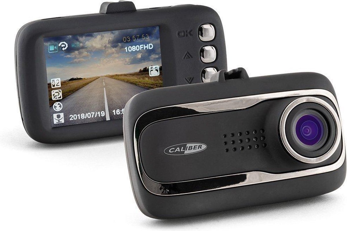 Caliber Dashcam voor Auto Voor en Achter 3 inch Scherm 3.0 Megapixel HD ...