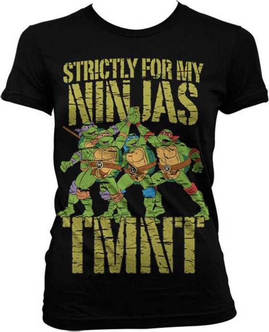 Teenage Mutant Ninja Turtles Dames Tshirt -XL- Strictly For My Ninjas ...