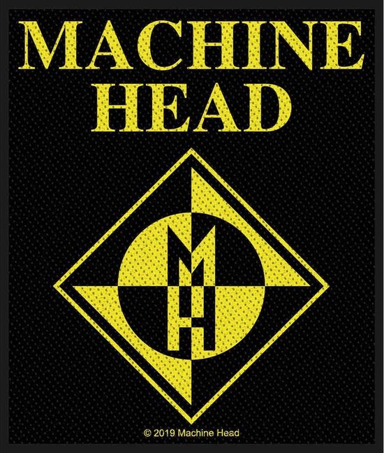 Machine Head Patch Diamond Logo Zwart | bol