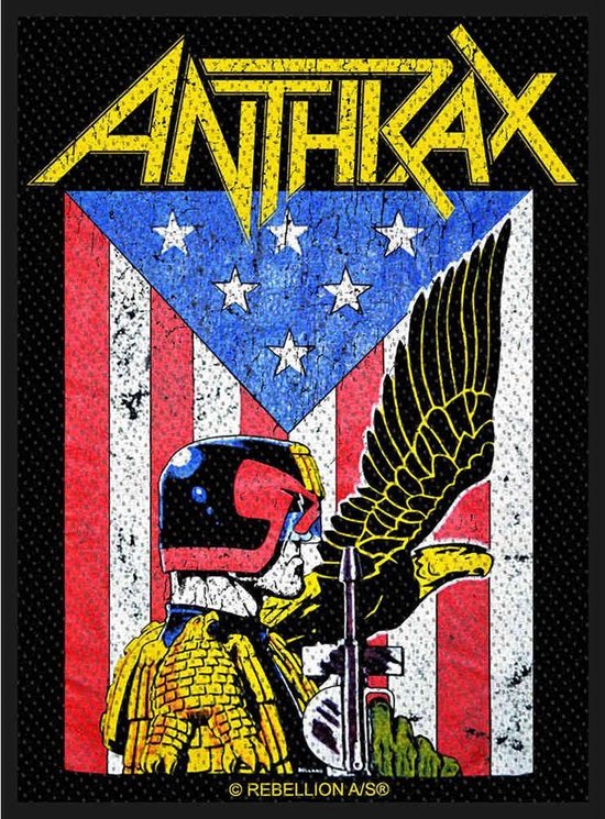 Anthrax - Judge Dredd Patch - Multicolours | bol