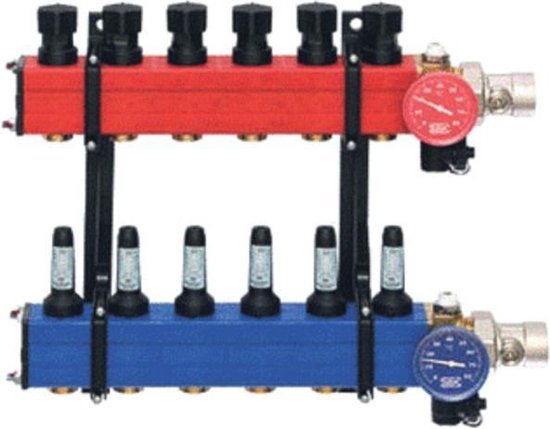 Komfort SBK 4010 verdeler verwarmen/koelen zij aansluiting met ...