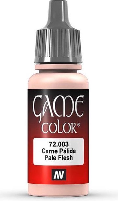 Vallejo 72003 Game Color - Pale Flesh - Acryl - 18ml Verf flesje | bol