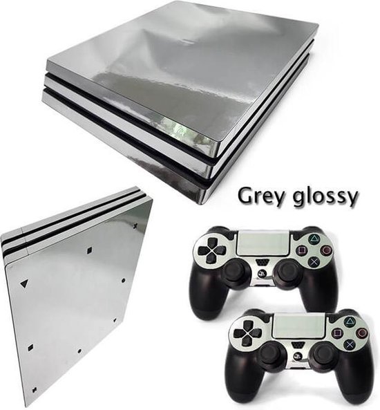 Silver Glossy - PS4 Pro skin | bol