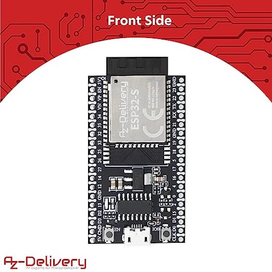 Azdelivery Esp32s Dev Kit C V4 Nodemcu Wlan Wifi Development Board