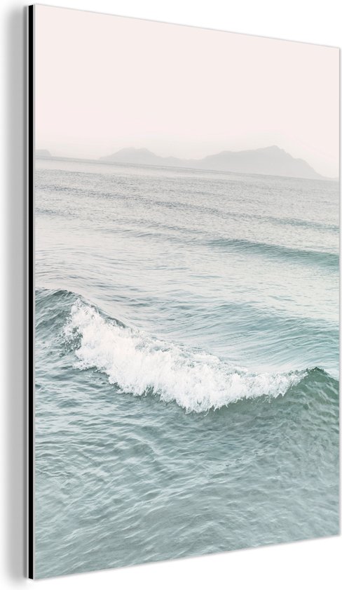Wanddecoratie Metaal - Aluminium Schilderij Industrieel - Zee - Golven - Natuur -... | bol